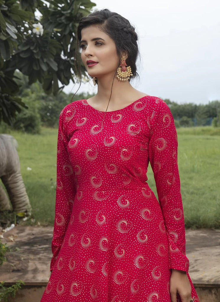 Rani Color New Designed Gown – Gunj Fashion